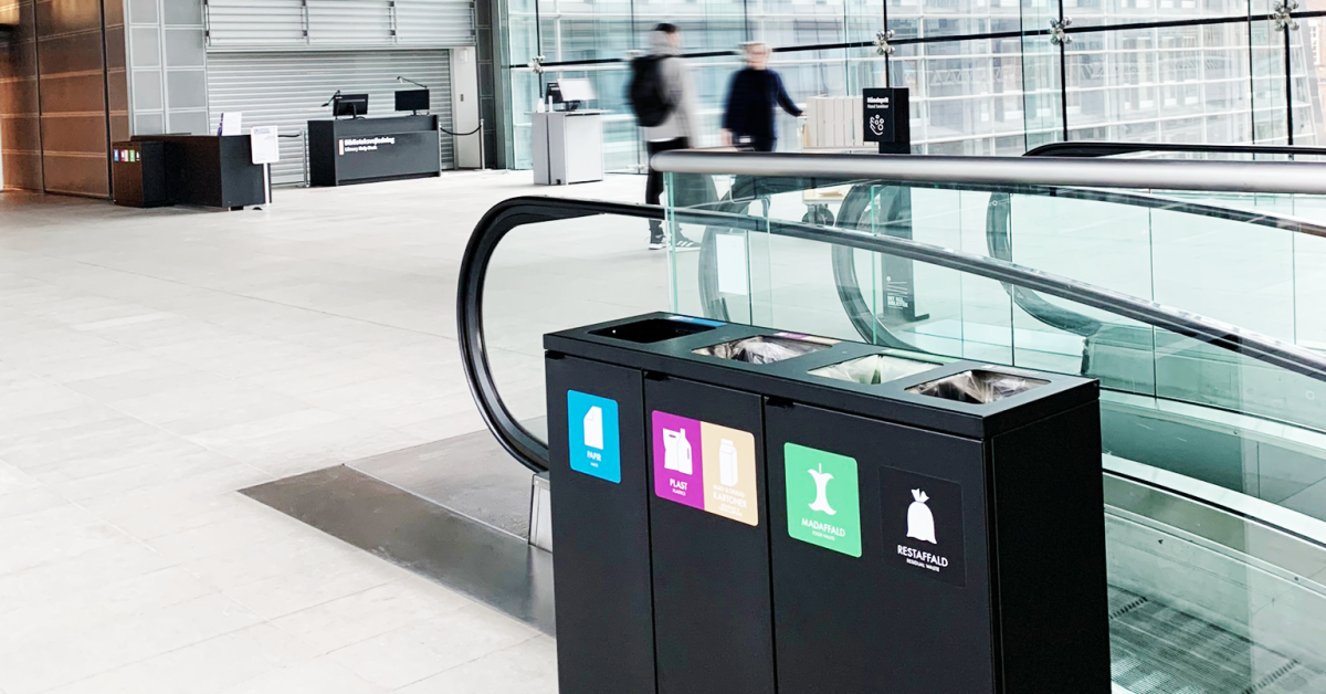 Waste sorting among users | kb.dk