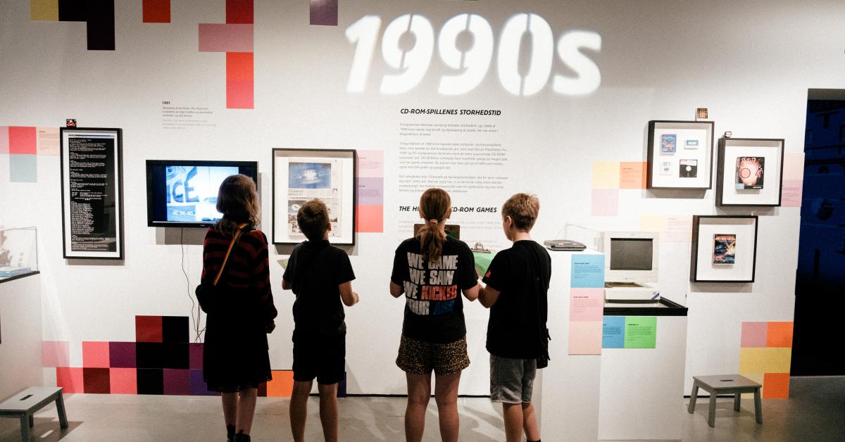 Tour of the exhibition #DKgame - Danish computer games from 1960s to ...